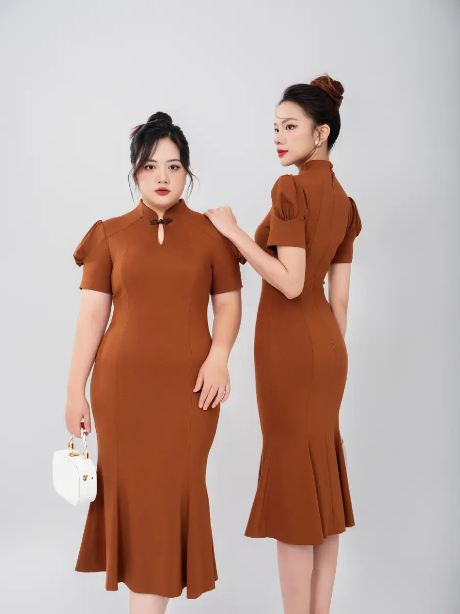 Fishtail Bodycon Dress - JEN HO