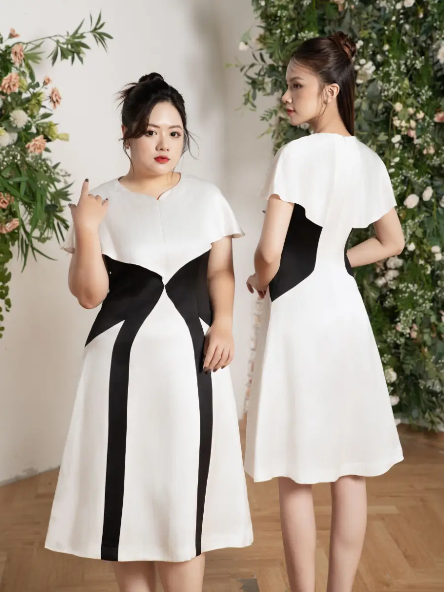 with sleeves dress - JEN HO